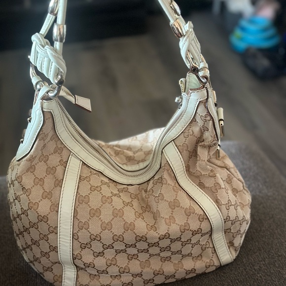 Gucci | Bags | Gucci Gg Canvas Techno Horsebit Medium Hobo Bag | Poshmark